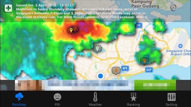 Singapore Rain Mapの使い方 | シンガポール駐在員ブログ